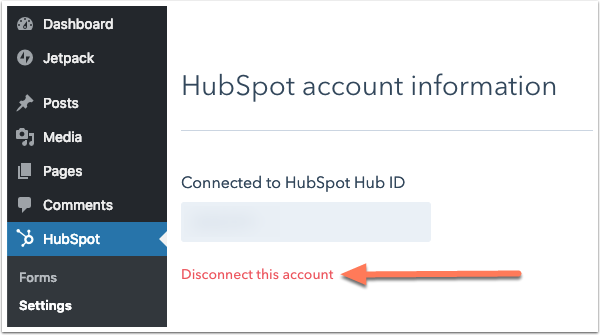 Install and use the HubSpot WordPress plugin | Knowledge Base