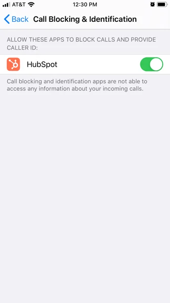 Enable Caller ID in the HubSpot mobile app Enable Caller ID in the HubSpot mobile app