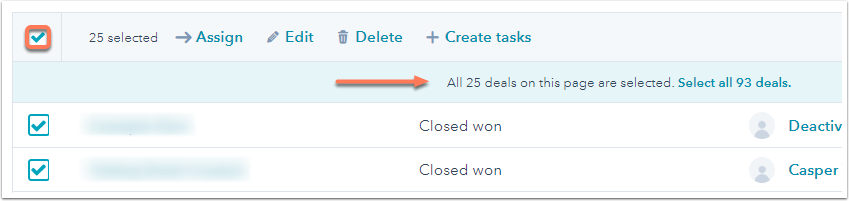 Bulk edit records