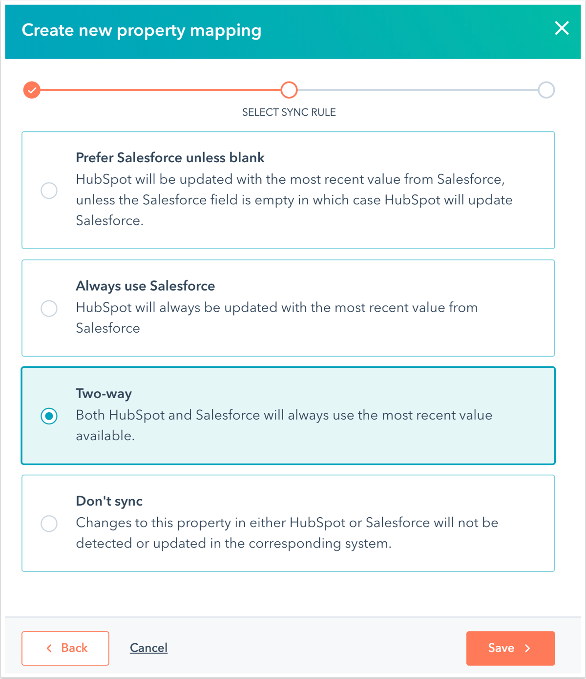Map Hubspot Properties To Salesforce Fields